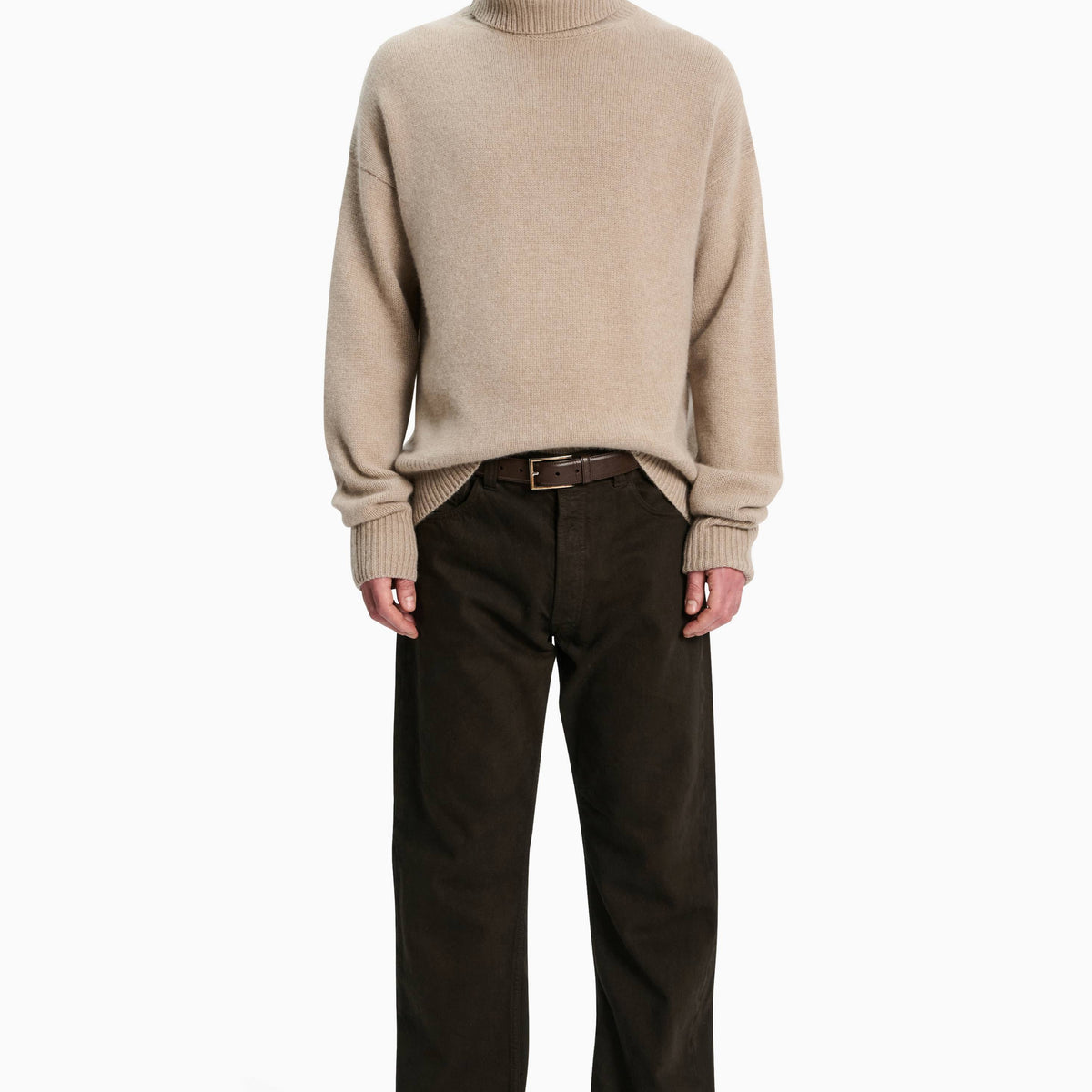 Mr World’s End Cashmere Sweater in Taupe Marl for Men | arch4