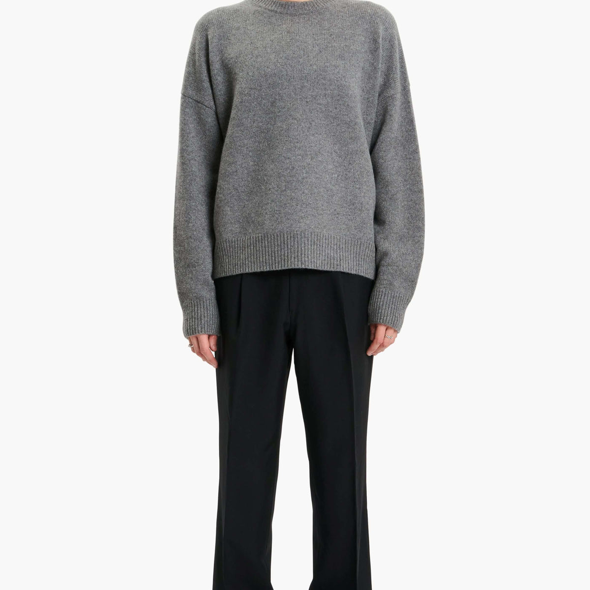 Mr Paddington Cashmere Sweater in Granite Marl for Men | arch4